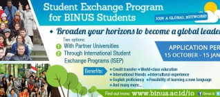 Student Exchange Program for BINUS Students – School of Information Systems